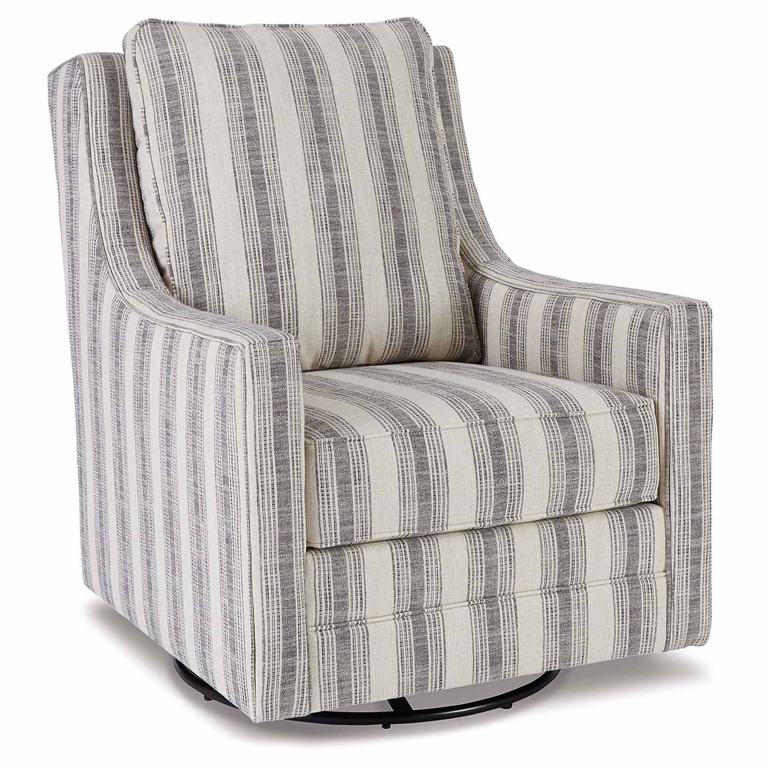 Swivel Chair Ivory/Black – A-A3000207 – CityW – سيتي دبليو