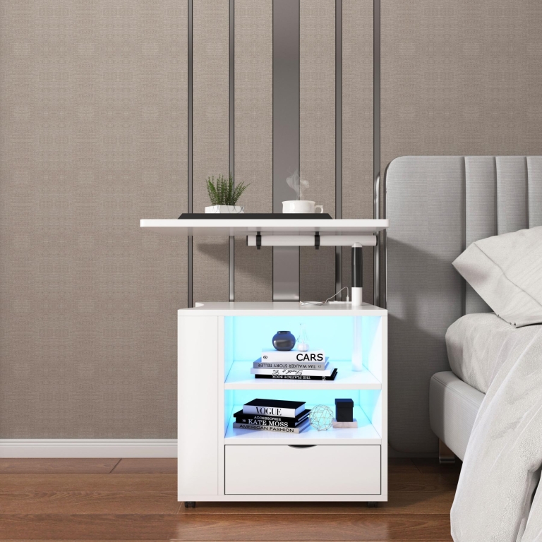 Functional Night Stand – SN004-W-AU-3 – CityW – سيتي دبليو