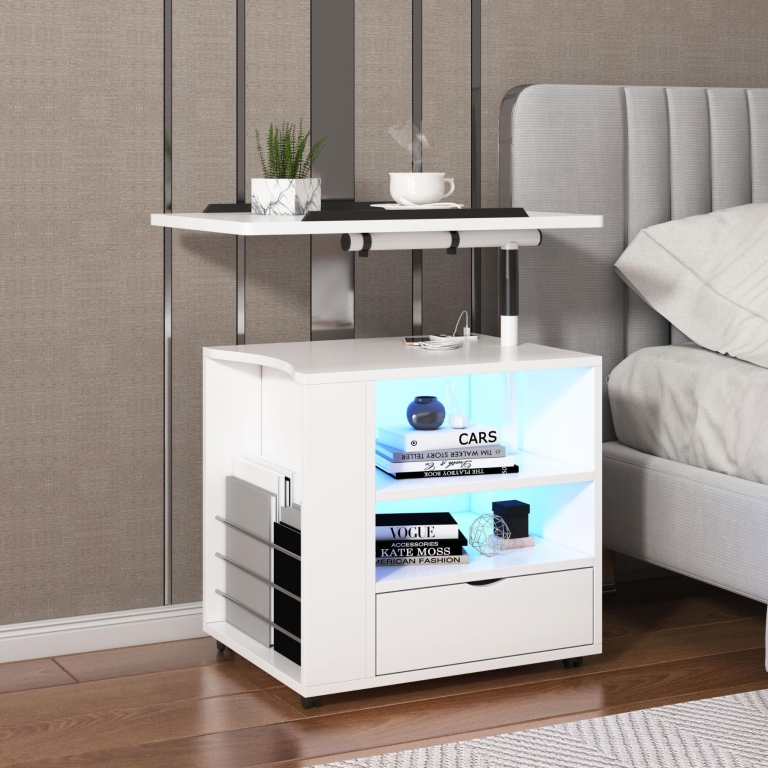 Functional Night Stand – SN004-W-AU-3 – CityW – سيتي دبليو