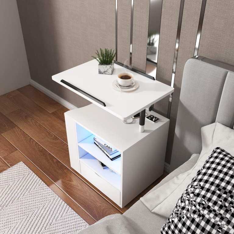 Functional Night Stand – SN004-W-AU-3 – CityW – سيتي دبليو