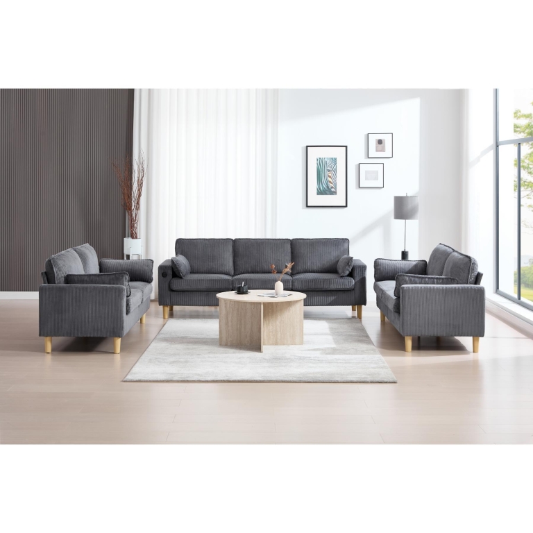 Sofa Set Brown 7 Seater M-110247BC – CityW – سيتي دبليو